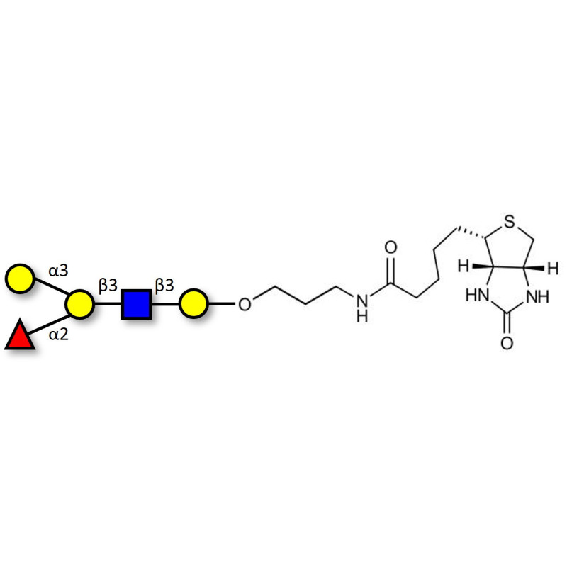 Blood group A antigen triose with DBCO (Linker-DBCO A)