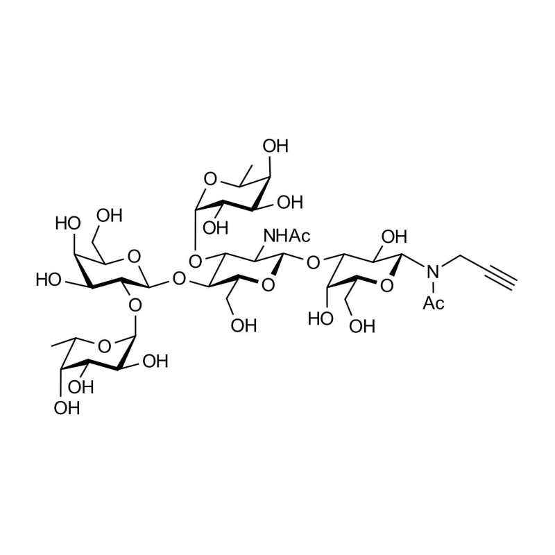 Blood group B antigen hexaose type 1 grafted on KLH
