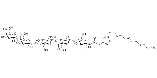 Galili antigen pentaose with free terminal amine (Linker-NH2 B)