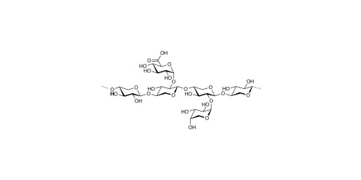 Glucurono-Arabinoxylan polysaccharide from wheat bran