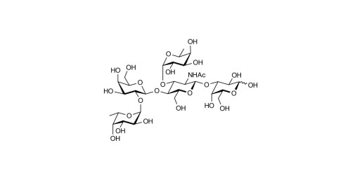 Fucosyl A antigen pentaose type 5 with terminal alkyne (Linker-CΞCH A)