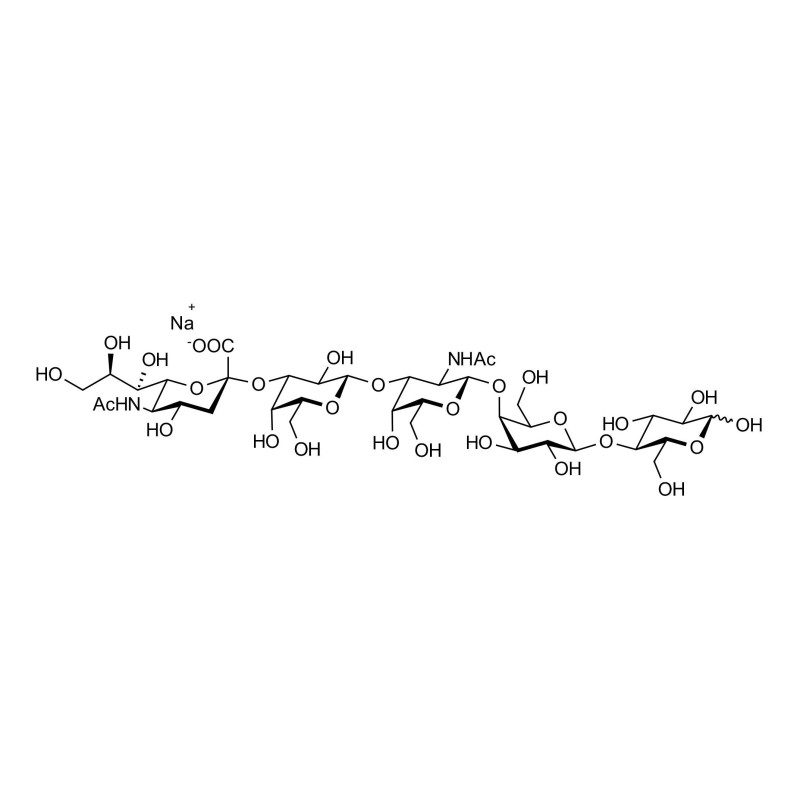 GM1b Ganglioside oligosaccharide grafted on polyacrylamide (PAA) with ...