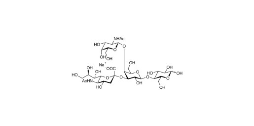 GM2 Ganglioside oligosaccharide grafted on polyacrylamide (PAA) with ...